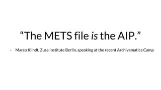 PREMIS in METS in Archivematica | PDF | Databases | Computer Software ...