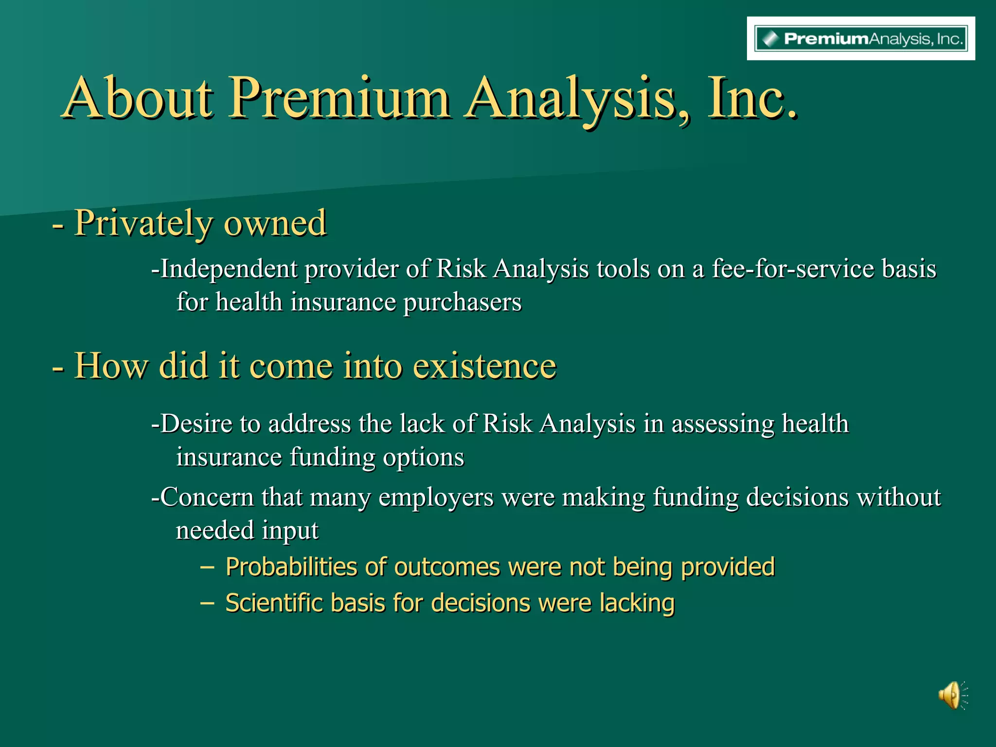 Premium Analysis Presentation | PPT