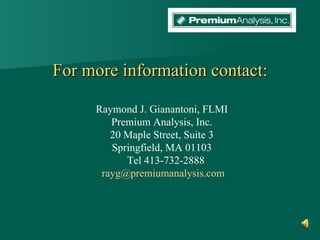 Premium Analysis Presentation | PPT