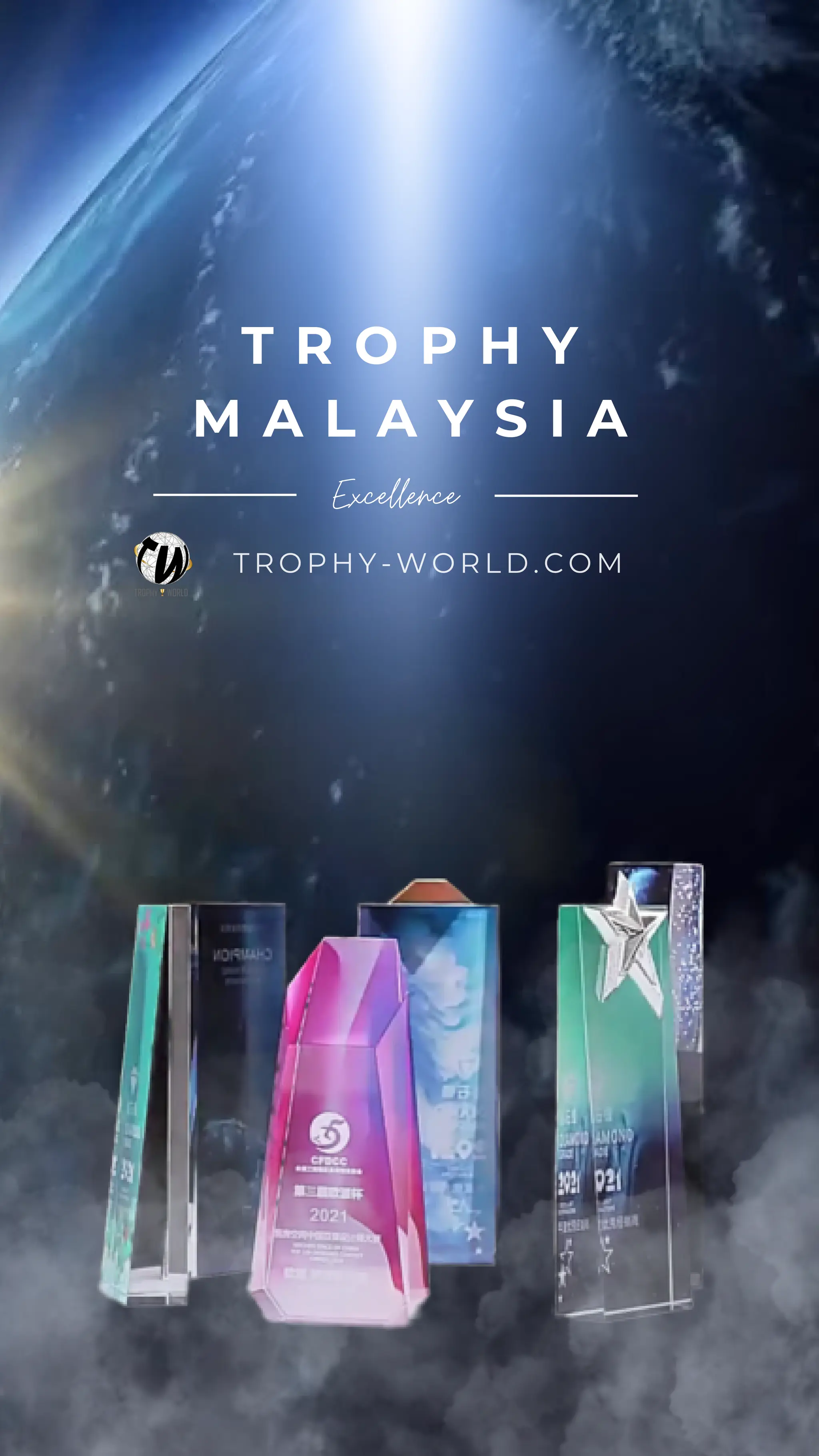 Premium Crystals at Trophy-World Malaysia | Custom Trophies & Plaques ...