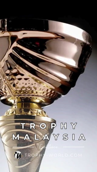Premium Golden Cup Trophies at Trophy-World Malaysia | Custom Trophies ...
