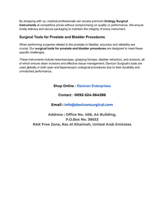 Premium Urology Surgical Instruments .pdf