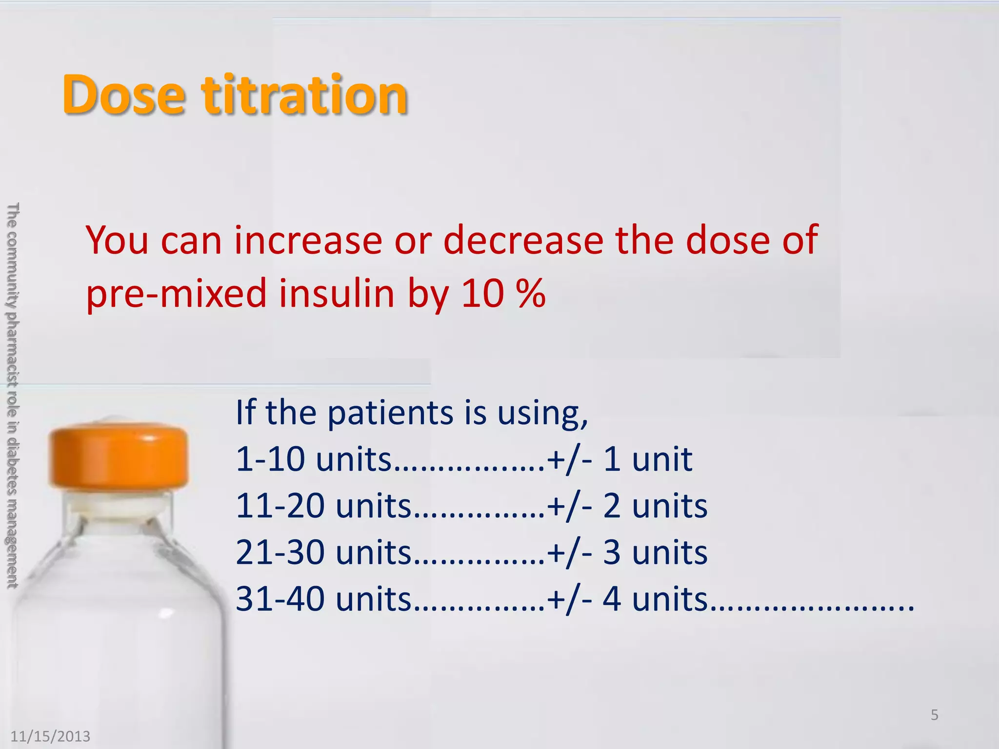 Premixed insulin dosing in actual practice | PDF