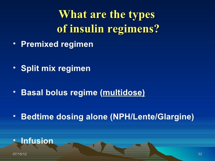 Premix insulin regimens haffizabad 22 02 2012