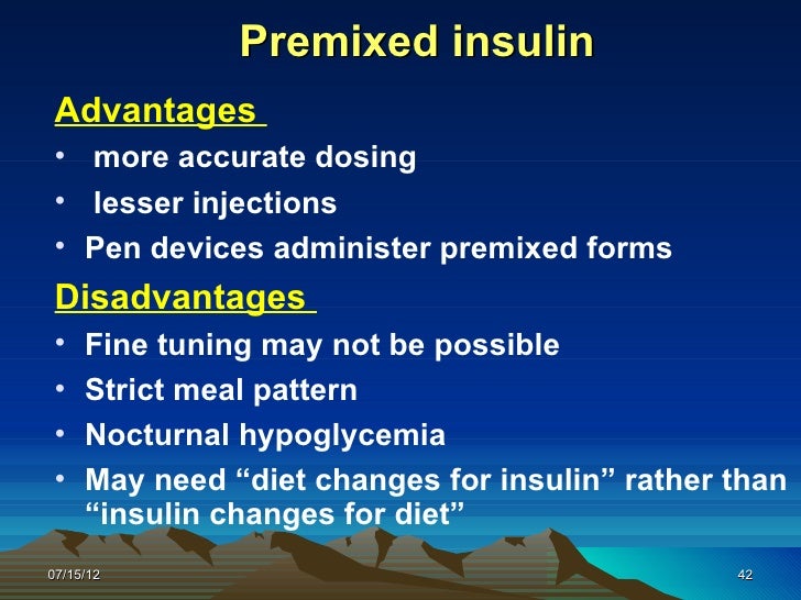 Premix insulin regimens haffizabad 22 02 2012