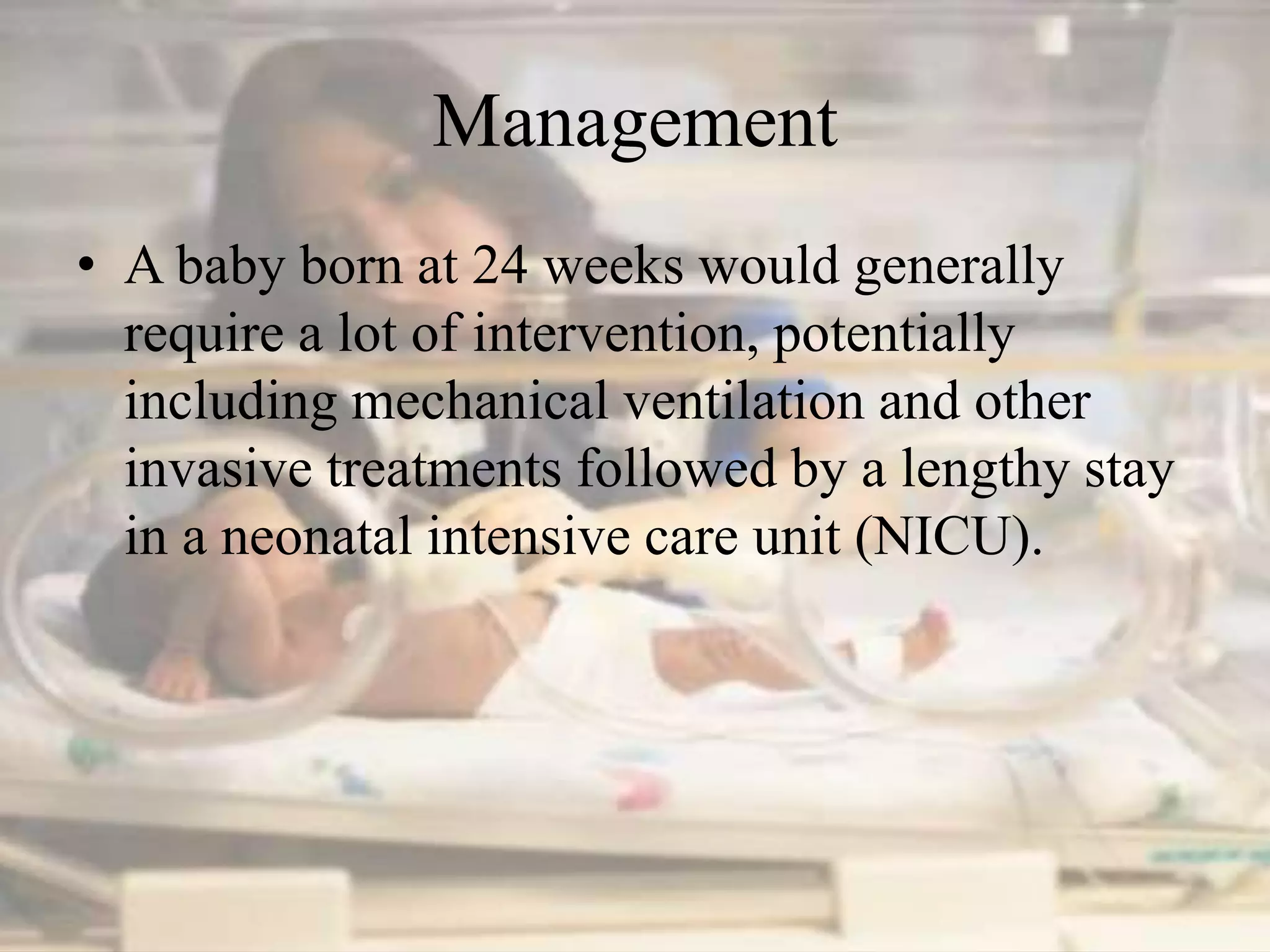 nursing management of premature babies | PPTX