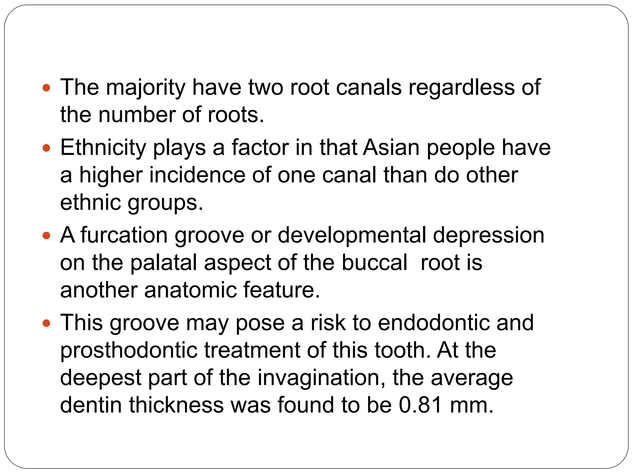 Anatomy of canines and premolars (ENDO) | PPSX