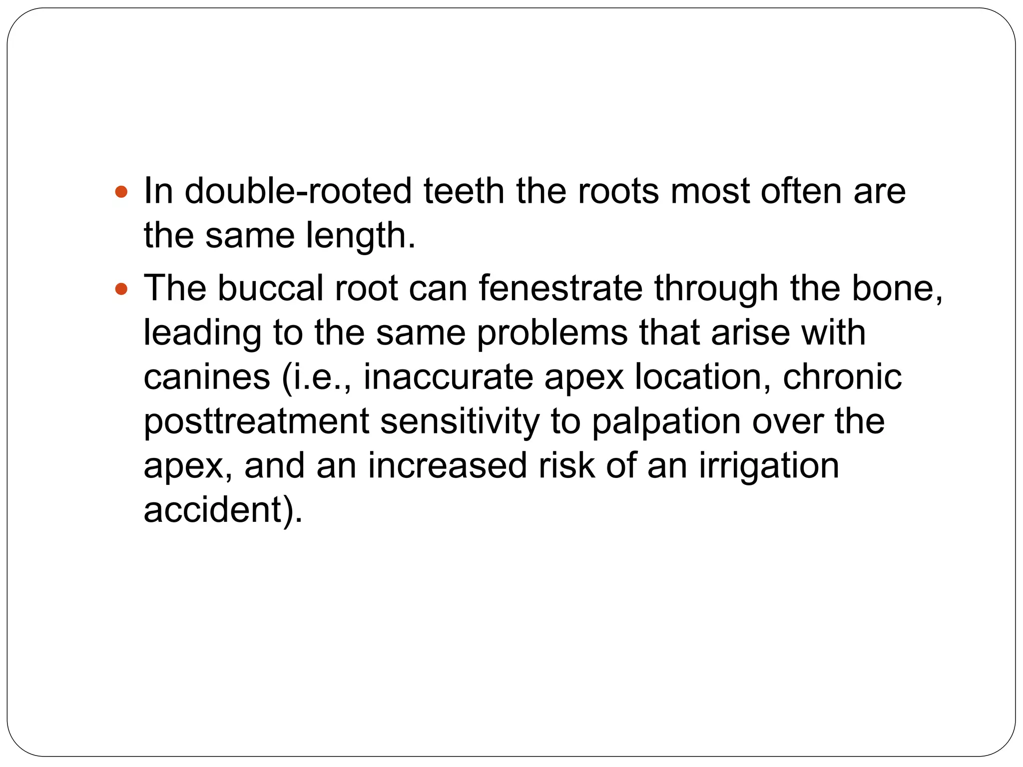 Anatomy of canines and premolars (ENDO) | PPSX