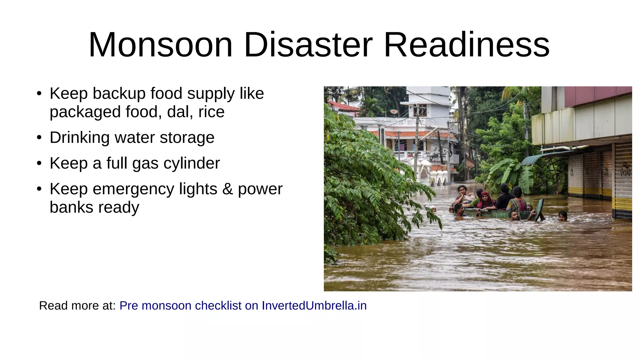 Pre monsoon checklist for Home, Health, Cars in India | ODP | Auto ...