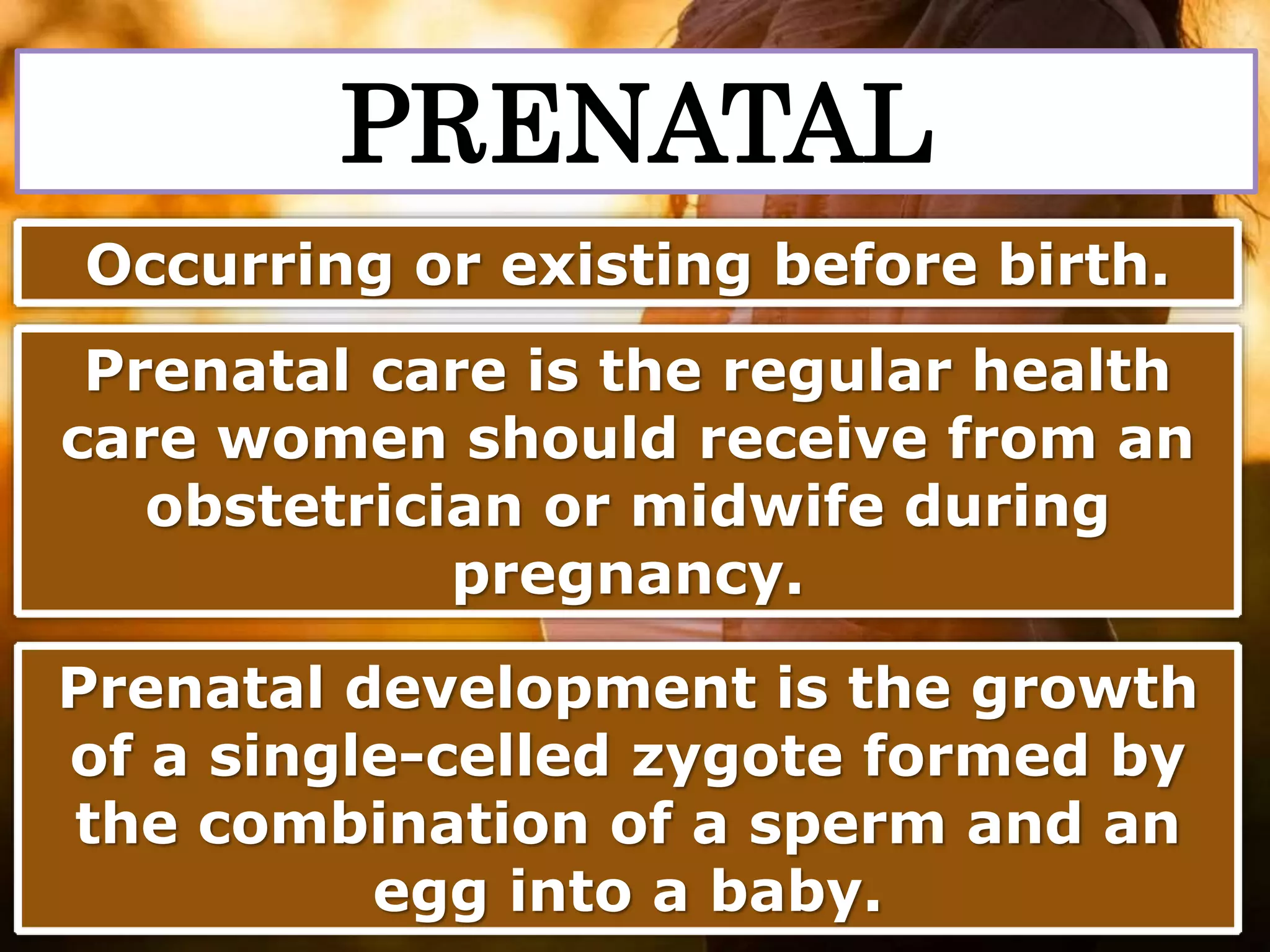 Prenatal Factors Affecting Motor Development | PPTX