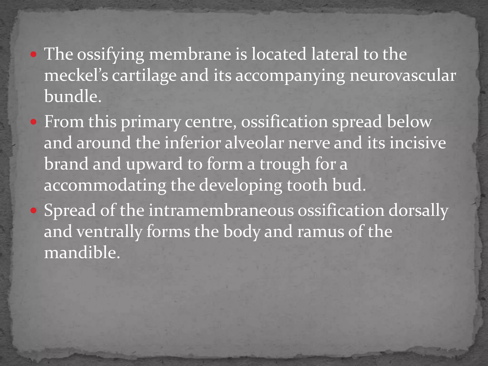 Prenatal and postnatal growth of mandible | PPTX