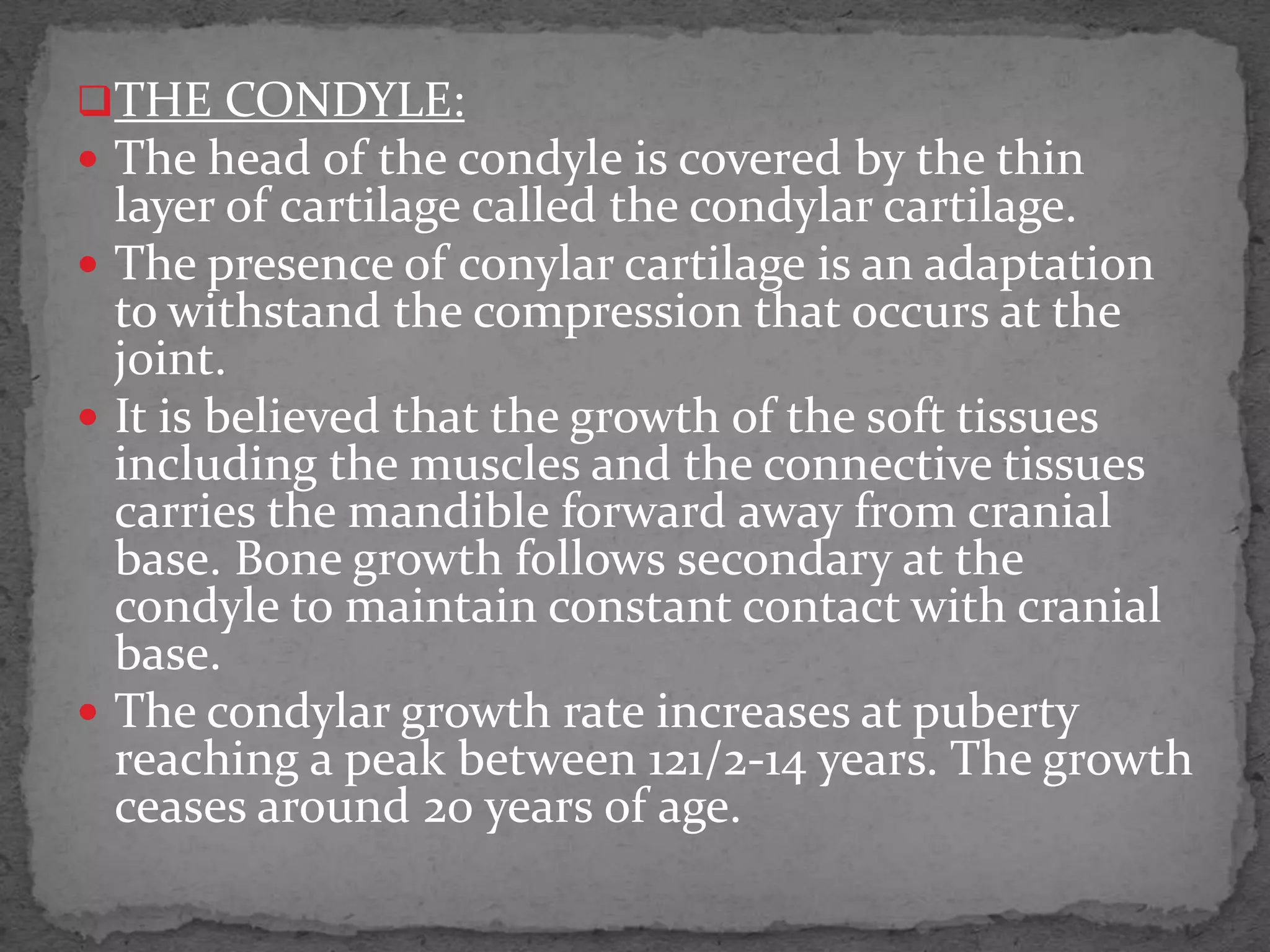 Prenatal and postnatal growth of mandible | PPTX