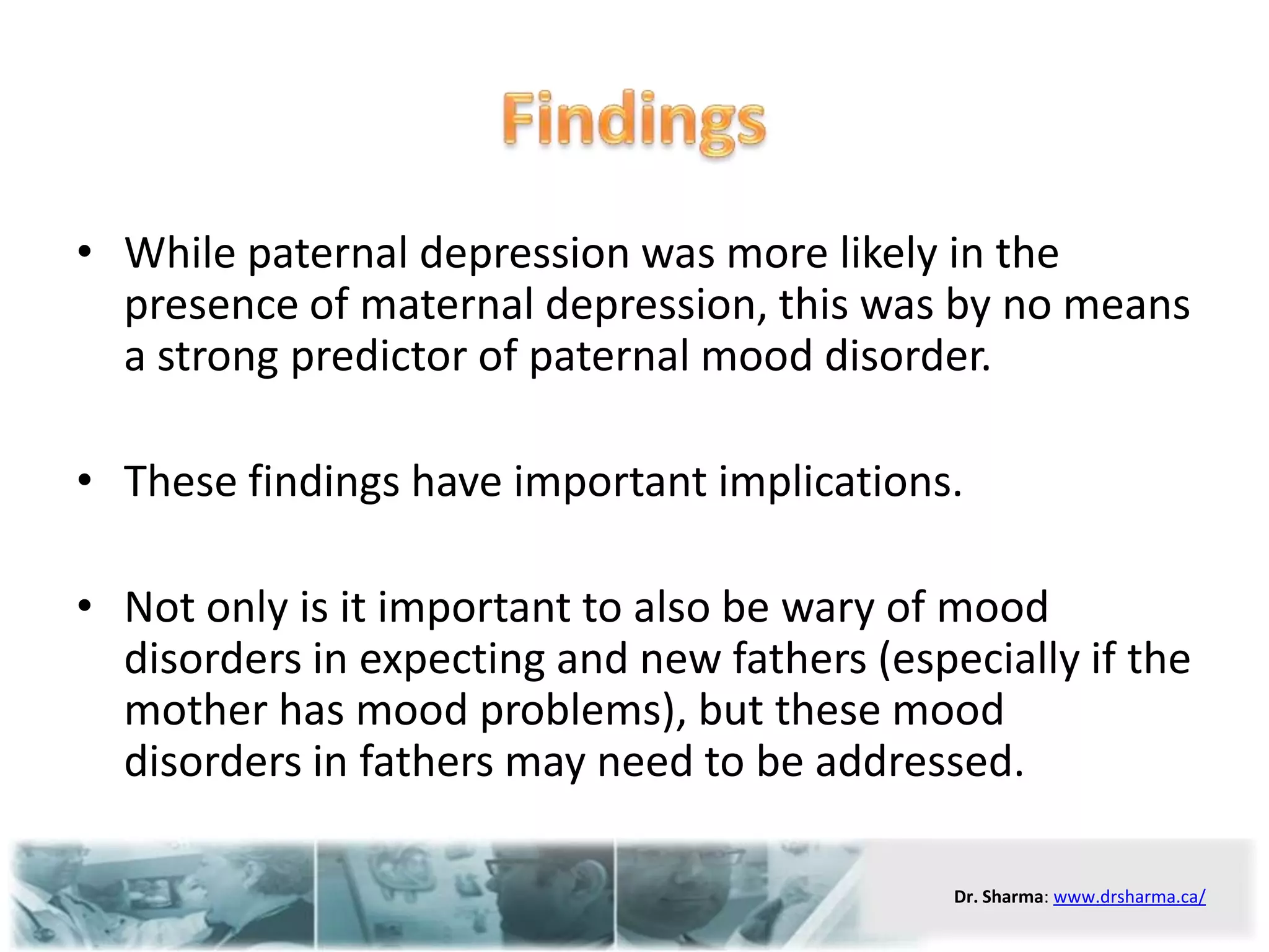 Prenatal and postpartum depression in dads | PPTX