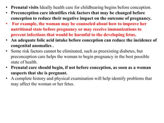 Prenatal Care and Adaptations to Pregnancy.pptx