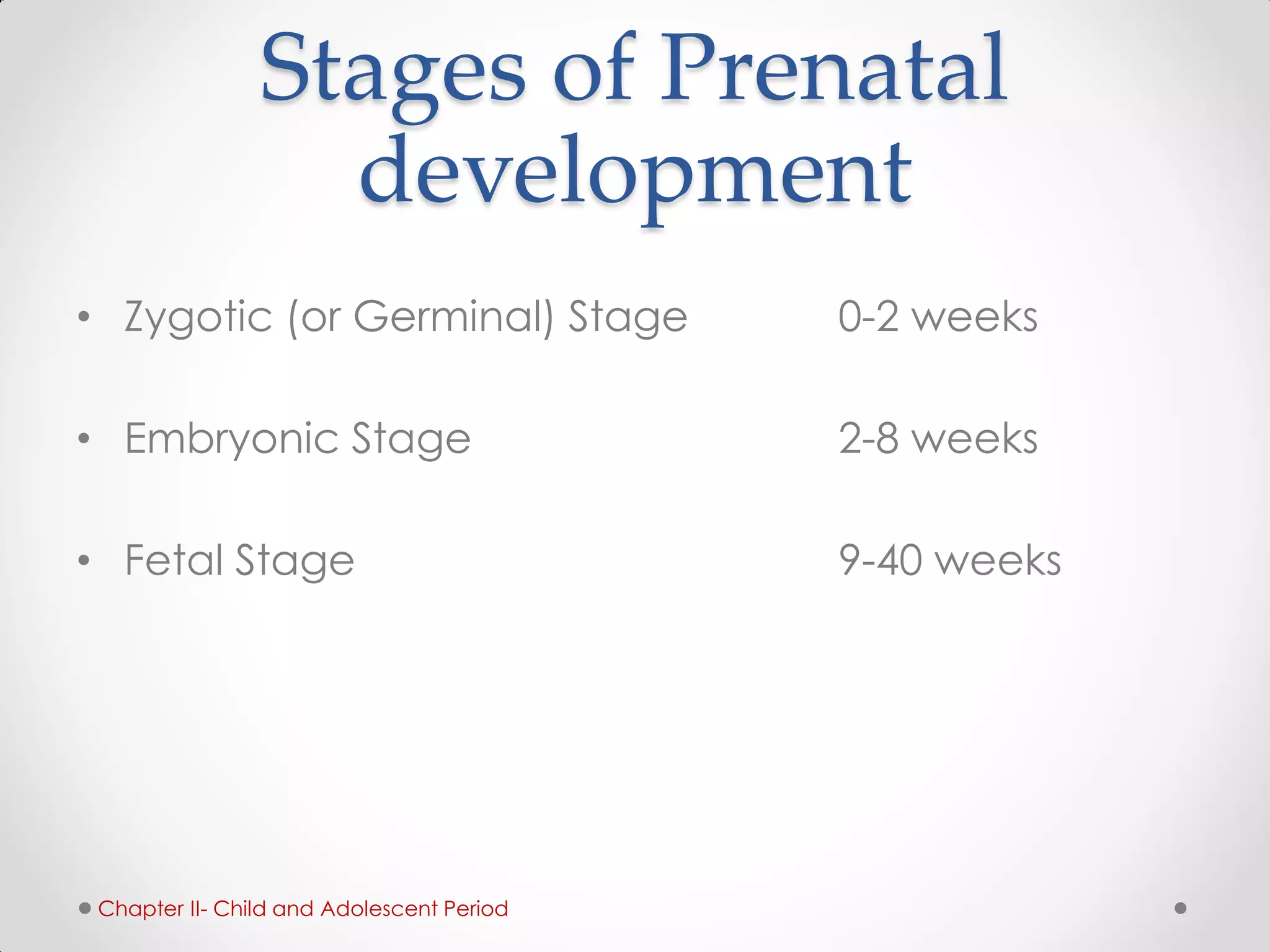 Prenatal Development | PDF