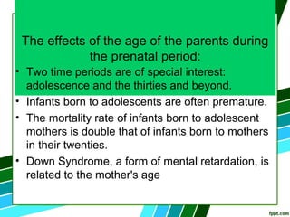 Pre natal development | PPT