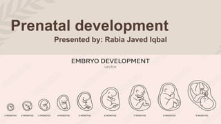 Prenatal development in developmental psychology | PPTX