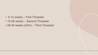Prenatal development in developmental psychology | PPTX
