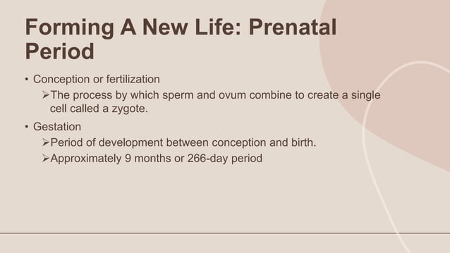Prenatal development in developmental psychology | PPTX