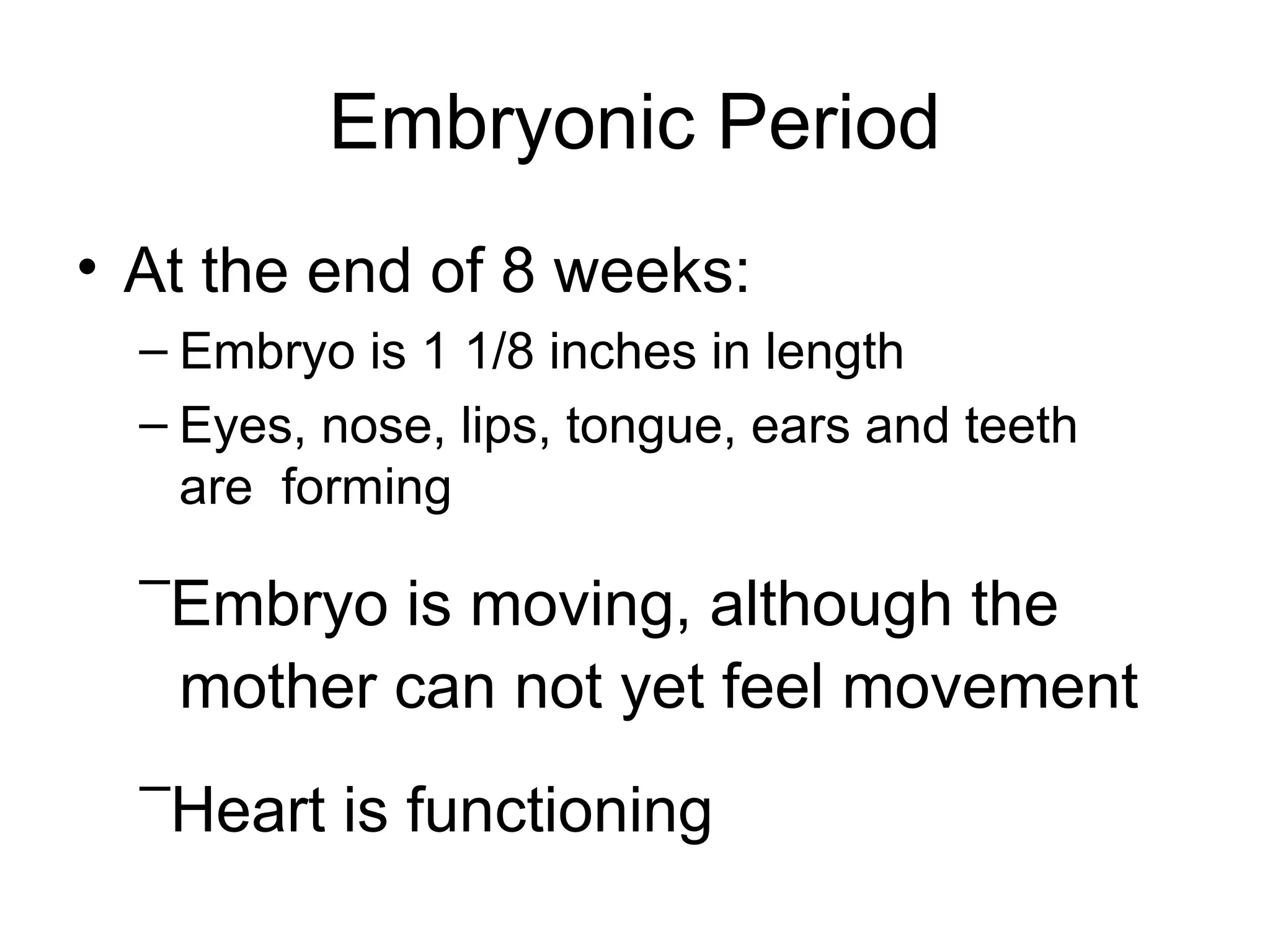 discussion about the stages of prenatal development | PPTX