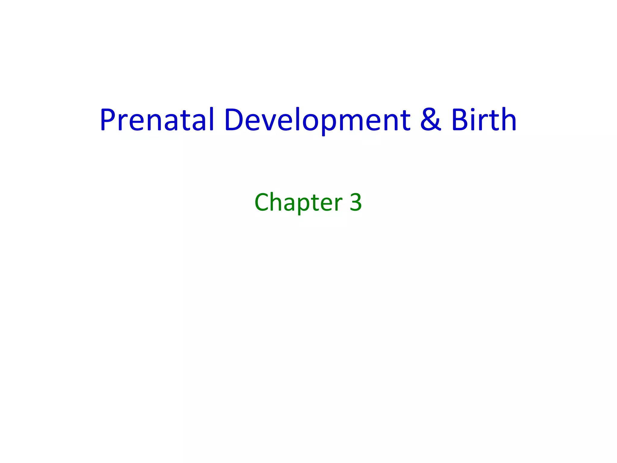 Prenatal development birth | PPT