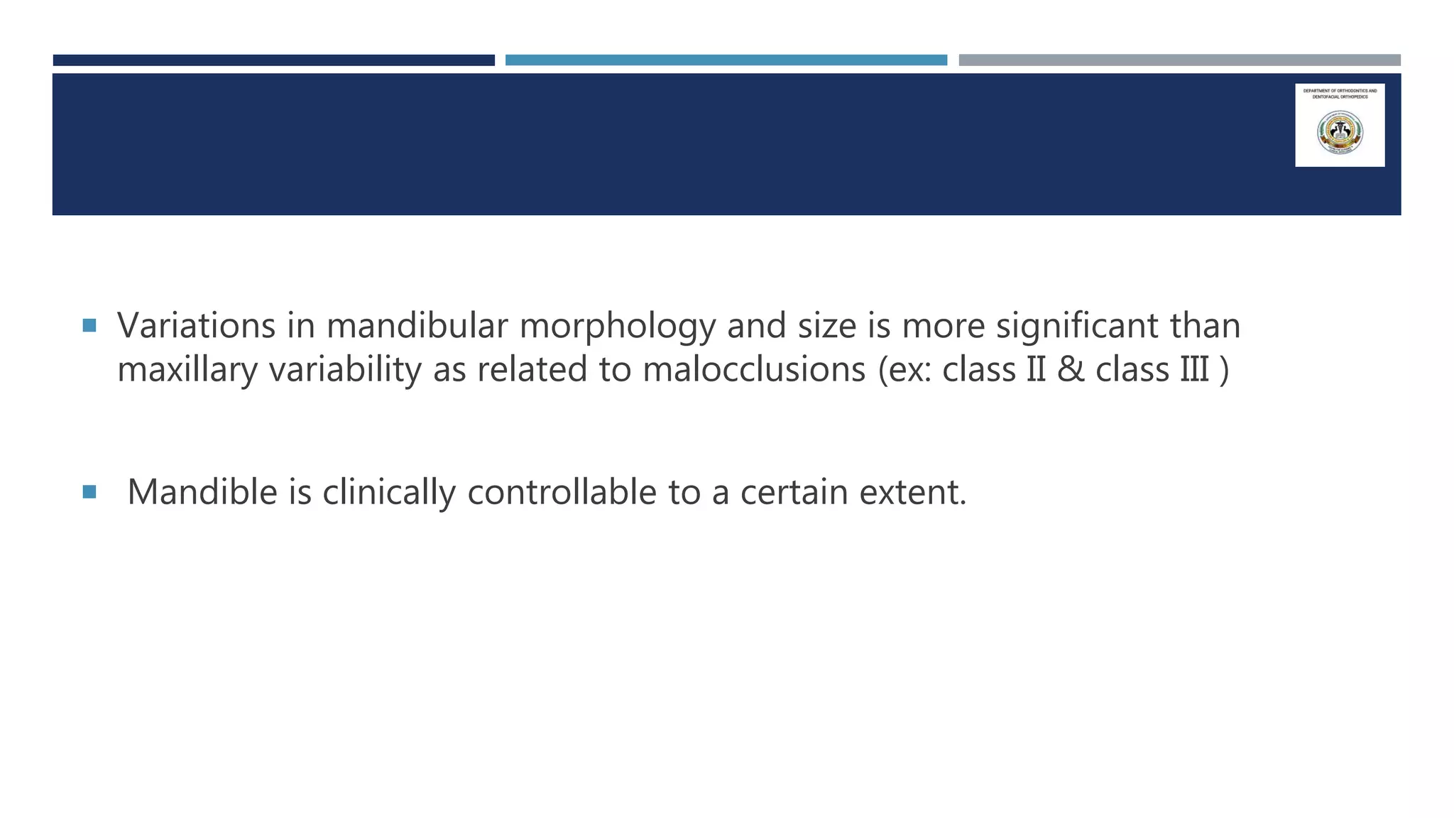 Prenatal development of mandible | PPTX