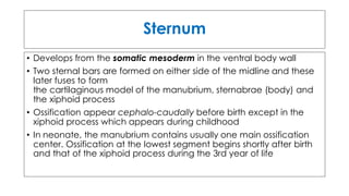 Prenatal development of skeletal system | PPT