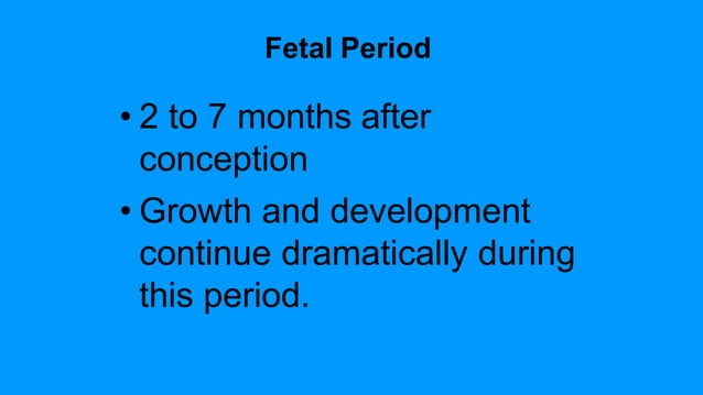 Prenatal development phases | PPT
