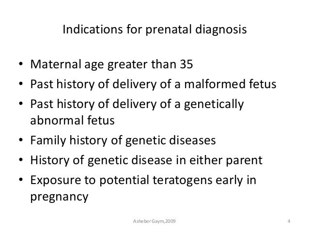 Prenatal Diagnosis