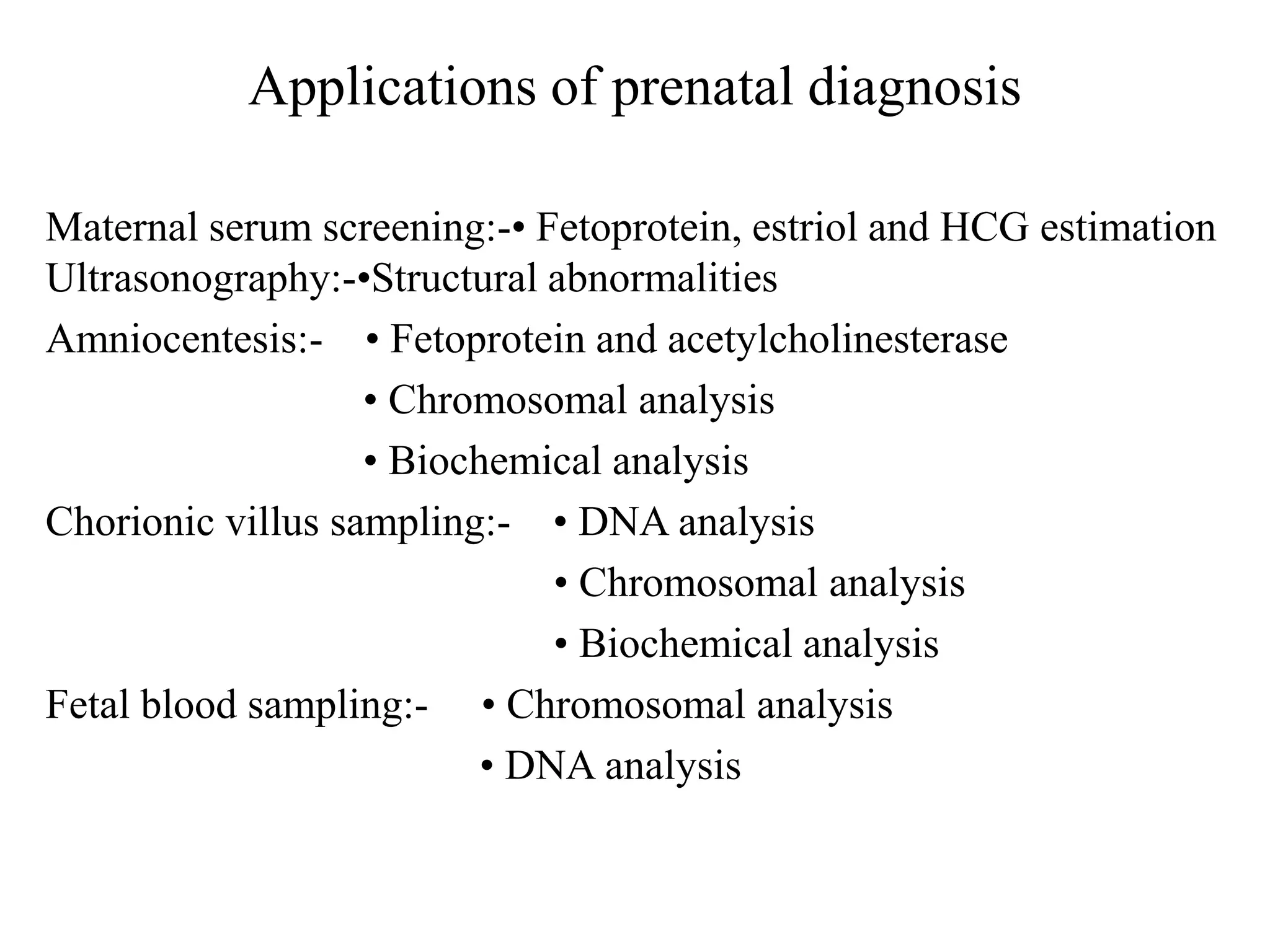Prenatal diagnosis | PPTX
