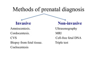 Prenatal diagnosis | PPT