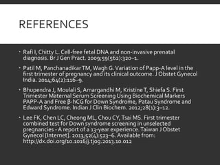 Prenatal diagnosis of down syndrome | PPTX