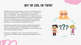 Factors influencing prenatal development: Genetic factors | PDF