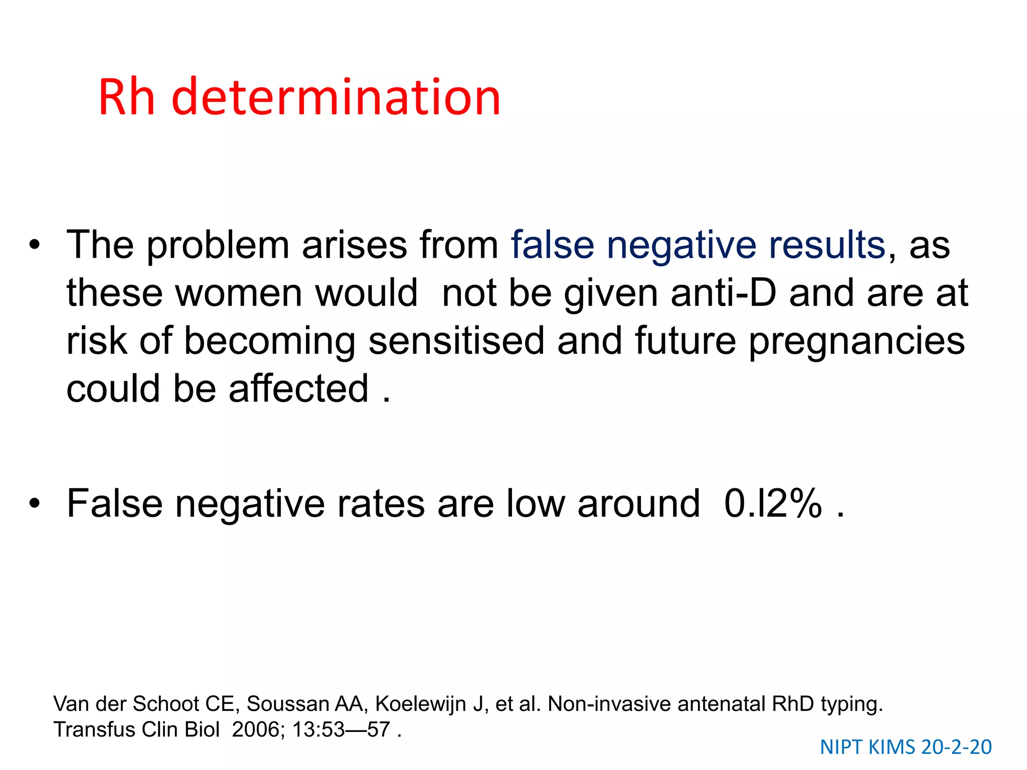 Prenatal foetal genetic diagnosis using maternal blood sample ppt | PPTX