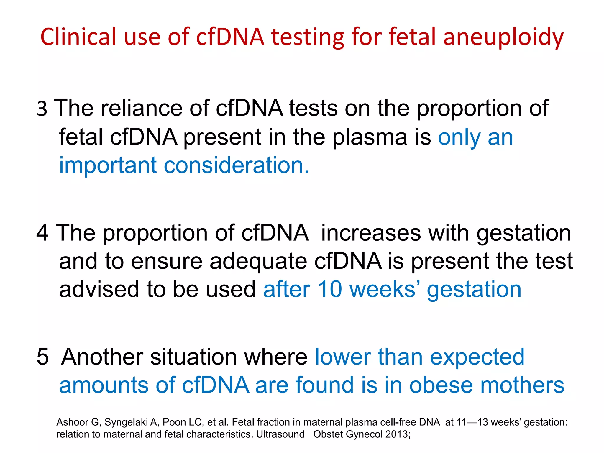 Prenatal foetal genetic diagnosis using maternal blood sample ppt | PPTX