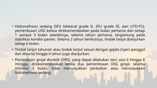 Prenatal Hidronefrosis gangguan pada sistem urogenital | PPT