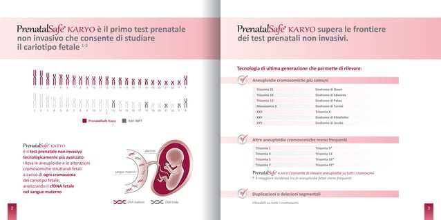 Prenatal safe Test a Monza - Centro Benvita | PDF