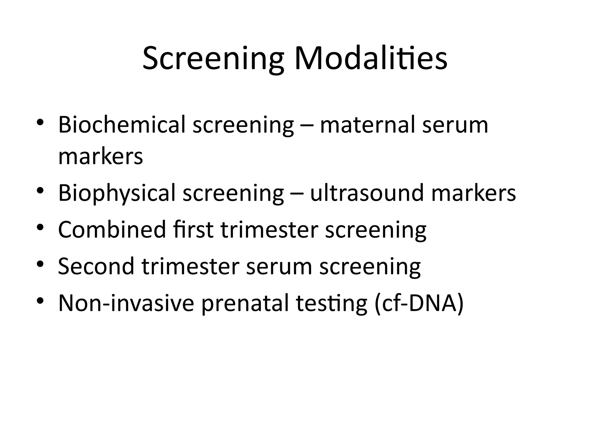 First trimester Prenatal screening .pptx