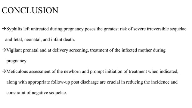 Prenatal Syphilis.pptx ( CONGENITAL SYPHILIS) | PPT