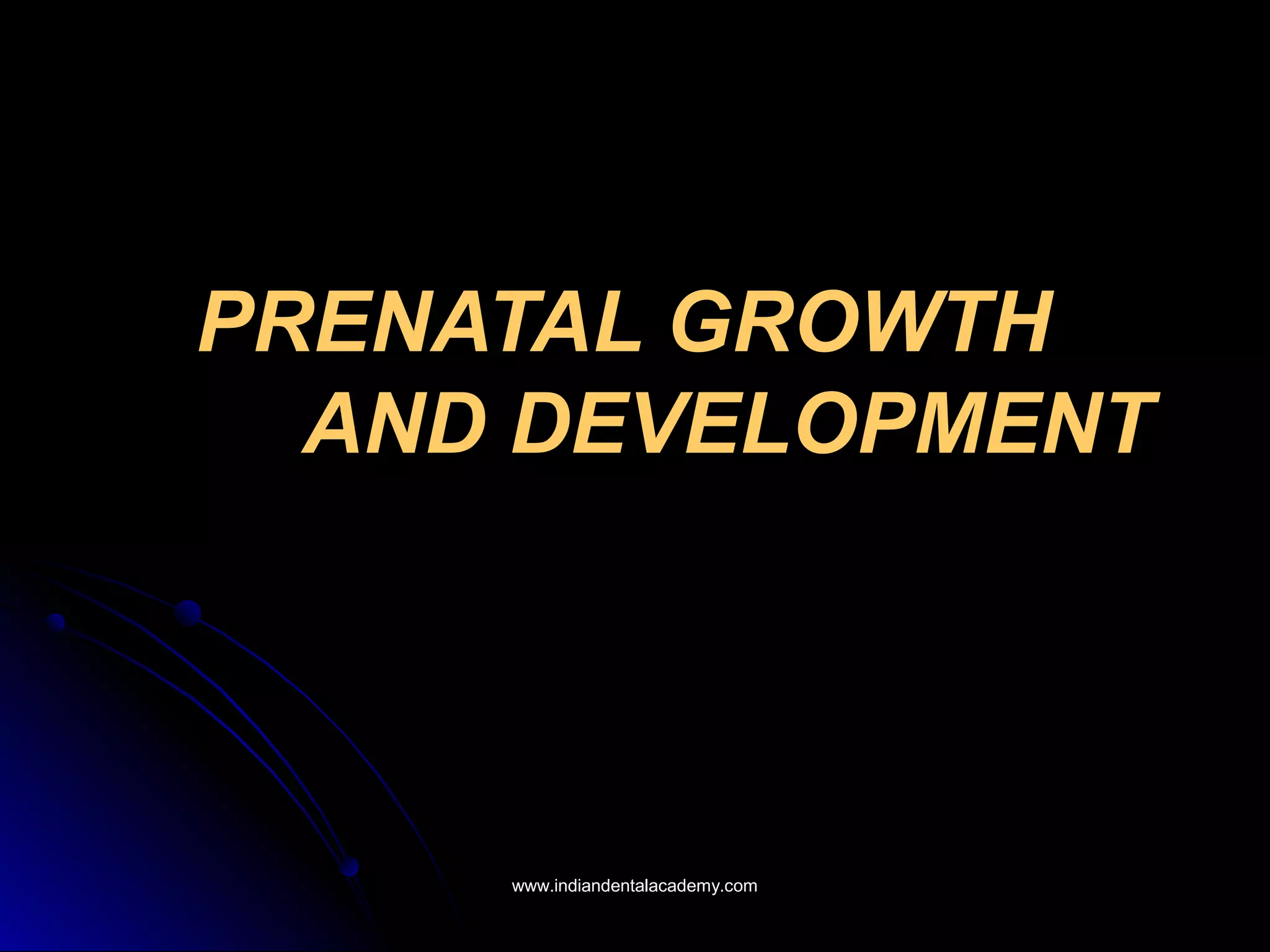 Prenatal growth and development (2) | PPT