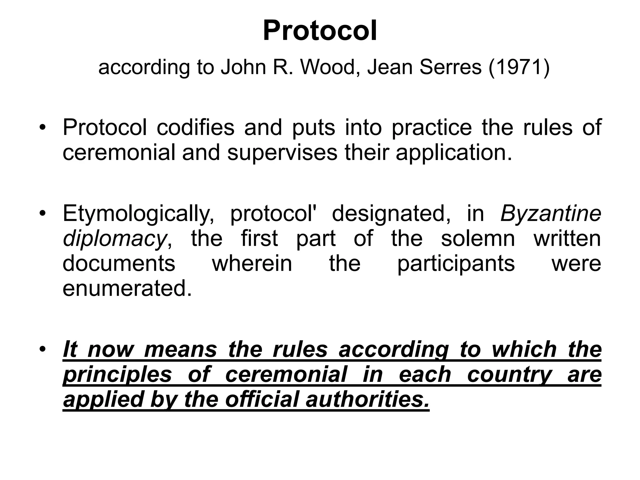 Protocol and Etiquette | PPTX