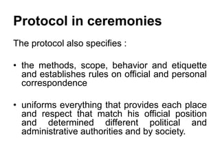Protocol and Etiquette | PPTX