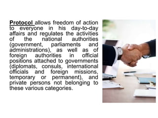 Protocol and Etiquette | PPTX