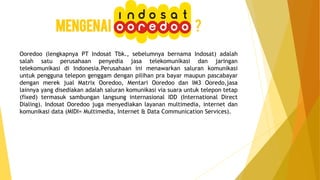 Prensentasi indosat | PDF