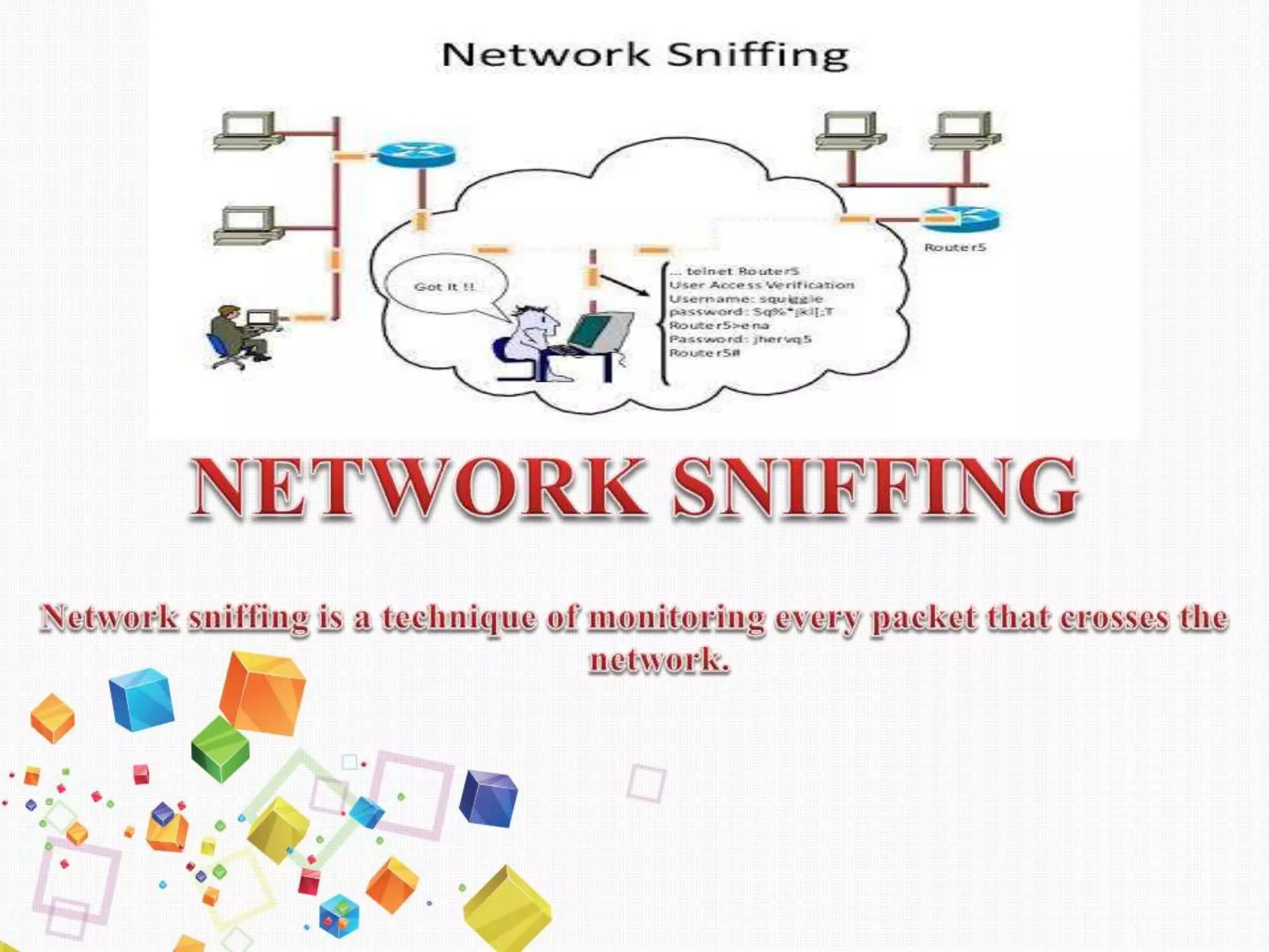 Prensentation on packet sniffer and injection tool | PPTX