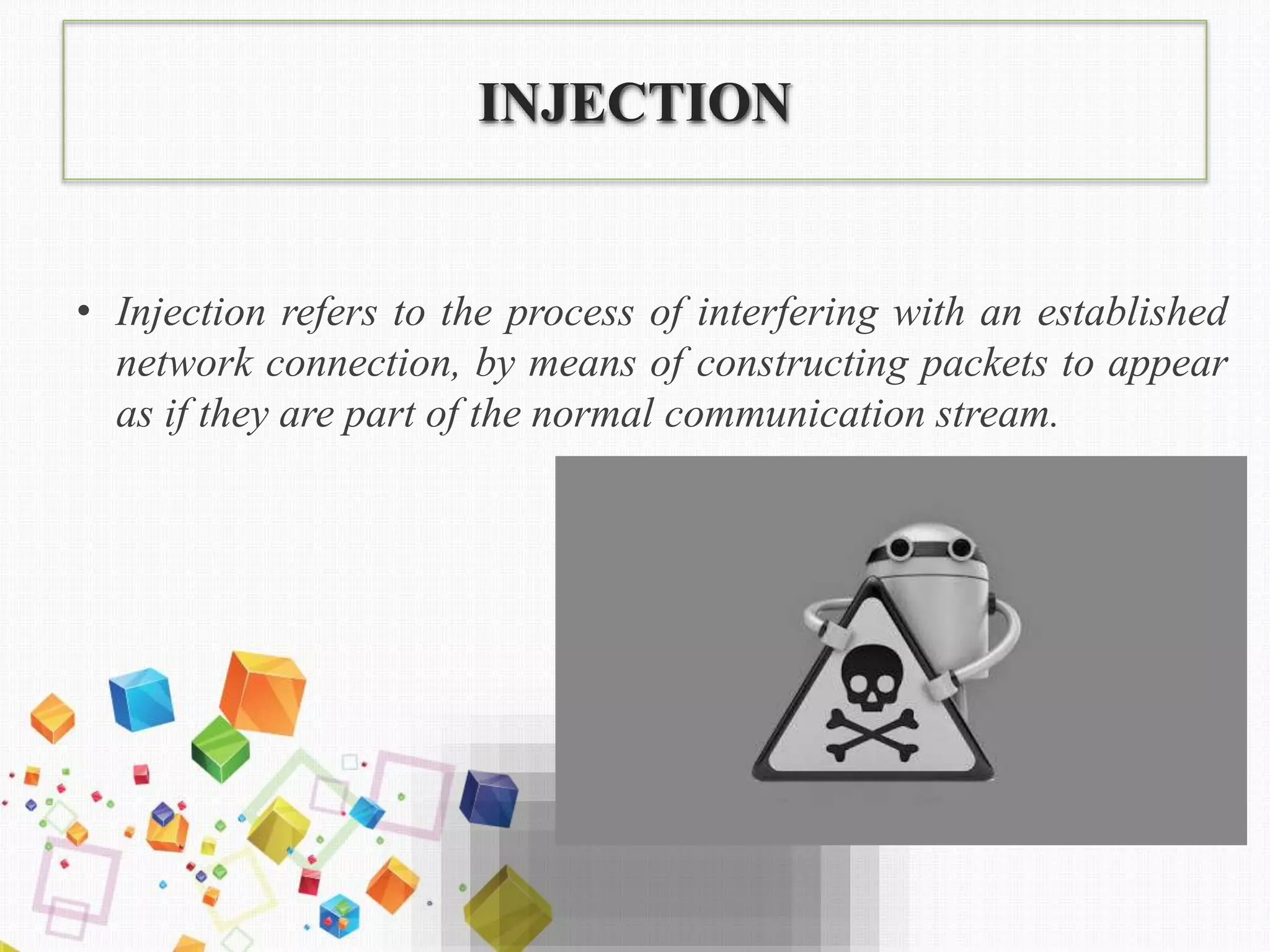 Prensentation on packet sniffer and injection tool | PPTX