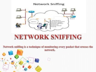 Prensentation on packet sniffer and injection tool | PPTX