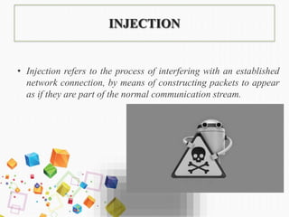 Prensentation on packet sniffer and injection tool | PPTX