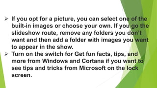 PPT :- screen lock | PPT
