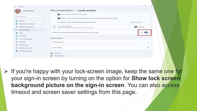PPT :- screen lock | PPT